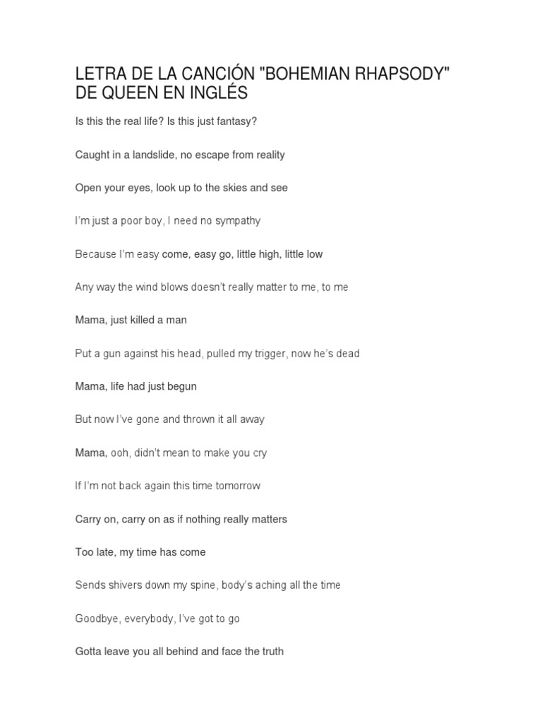 Letra de La Canciónes | PDF