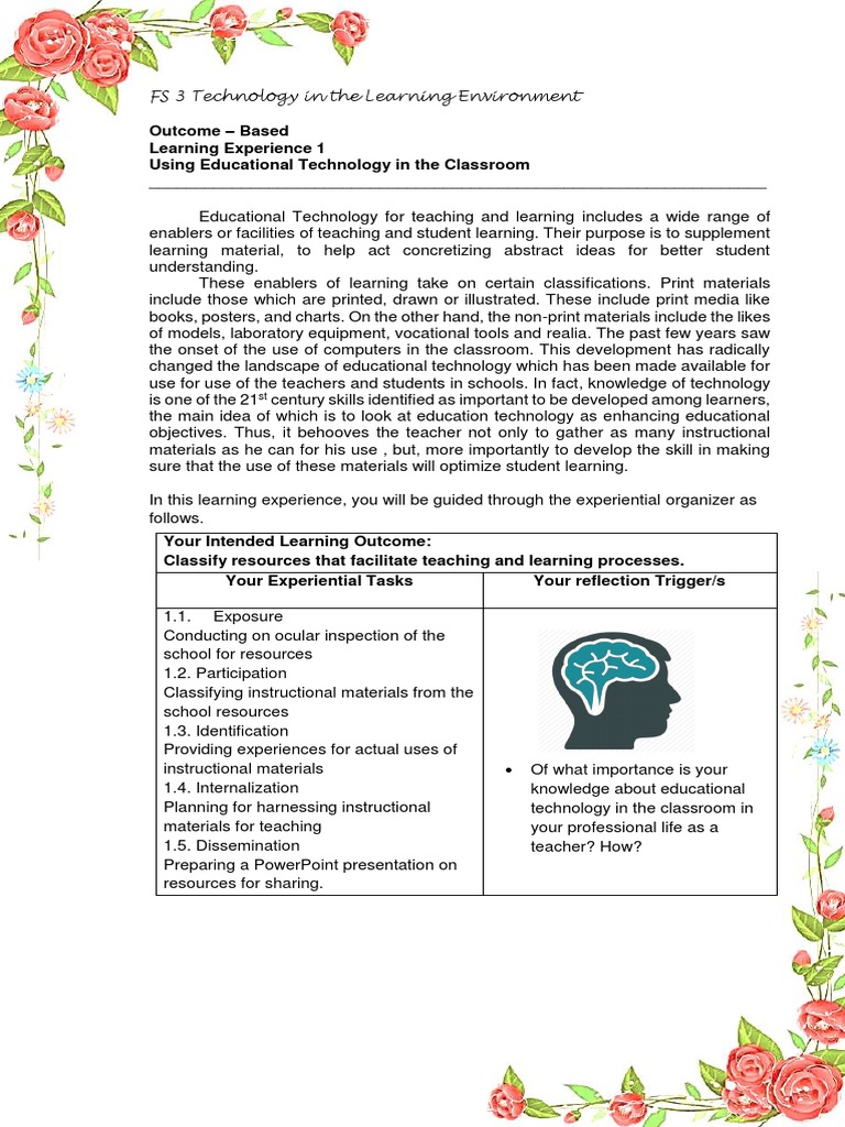 Field Study 3 Episode 1 | PDF | Educational Technology | Learning