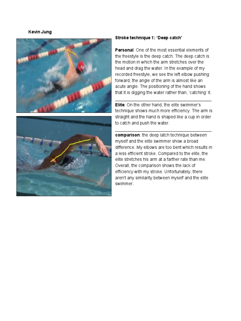 PE Swimming Assessment | PDF | Swimming | Elbow