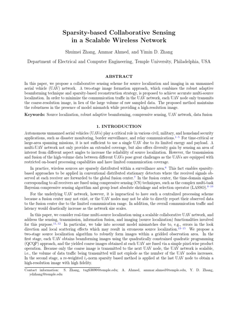 A Two-Stage Collaborative Sensing Approach for Robust Multi-Source Localization in Unmanned ...