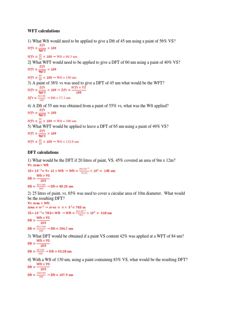 Calculation Questions | PDF | Litre | Density
