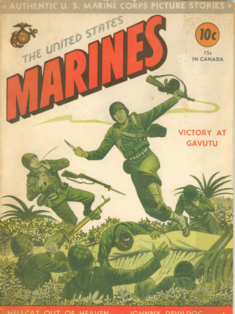 WWII 1943 Marine Corps Comic Book