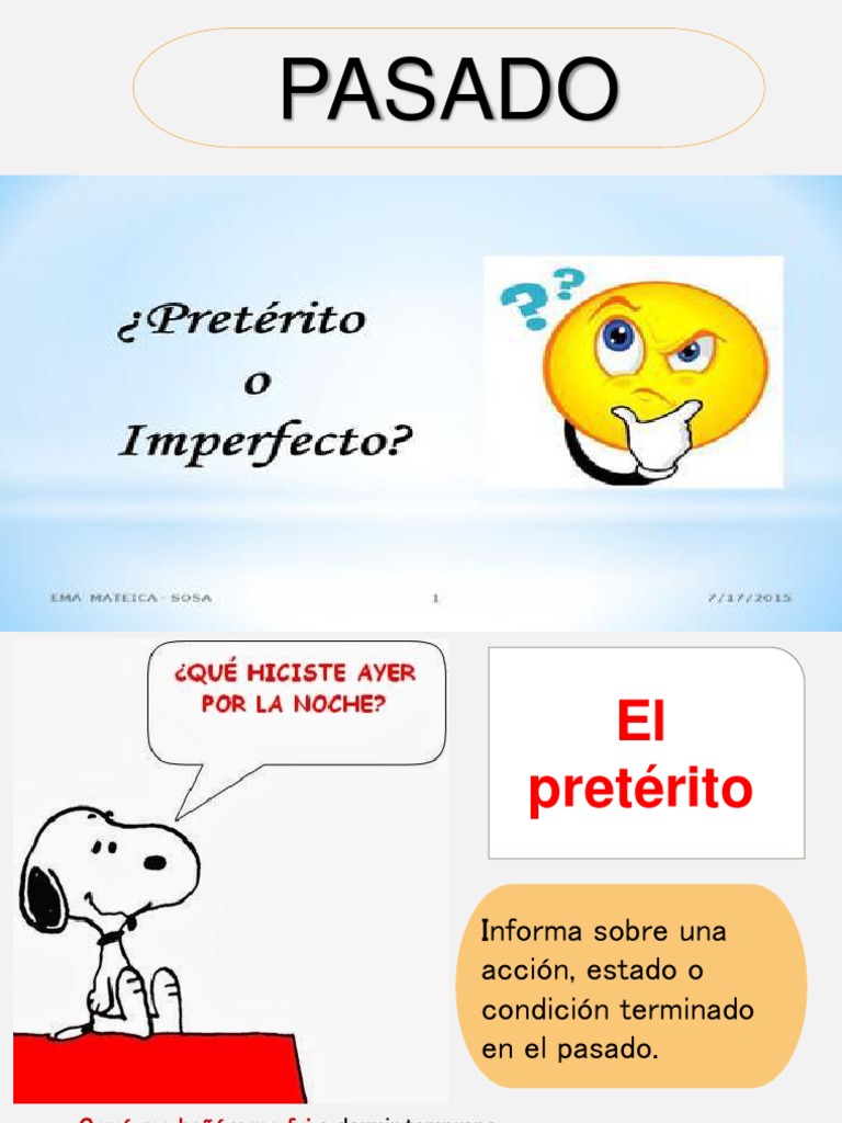 Usos y Conjugación del Pretérito e Imperfecto | PDF | Verbo | Onomástica