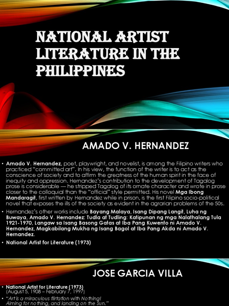 National Artist Literature in The Philippines | PDF | Philippines | Poetry