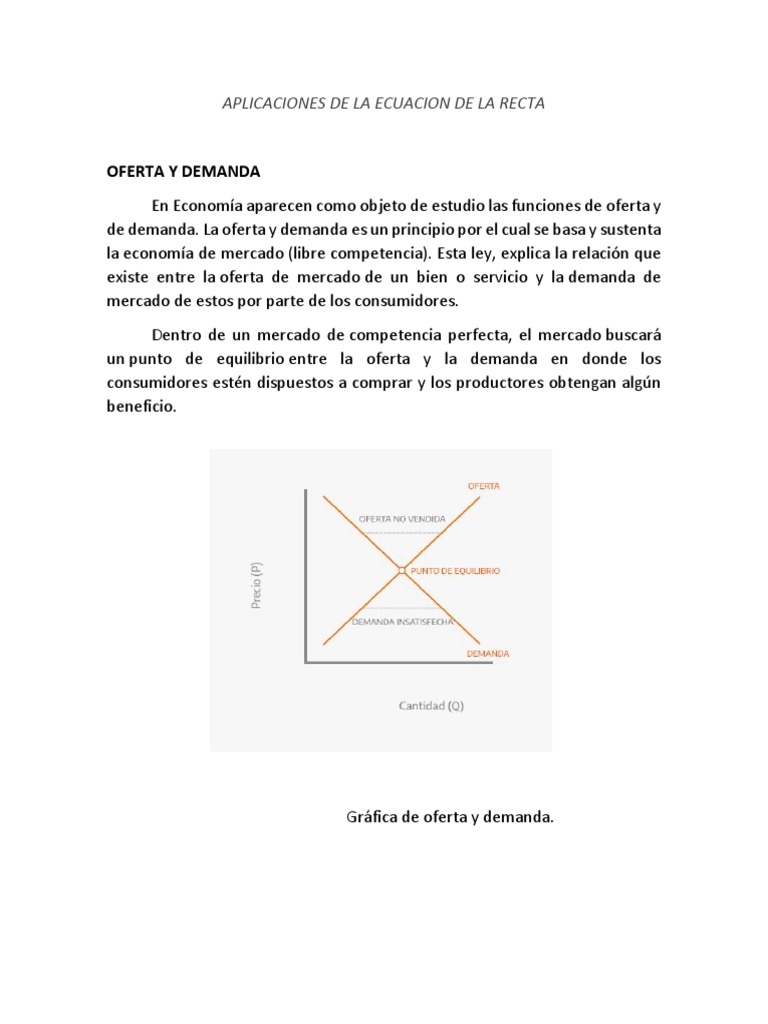 Aplicacion de La Derivada | PDF | Oferta y demanda | Oferta (economía)