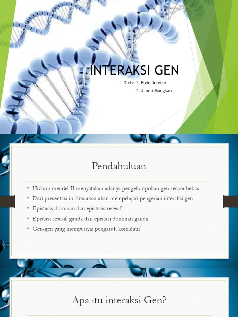Interaksi Gen dan Epistasis pada Ayam | PDF | Seni & Disiplin Bahasa ...