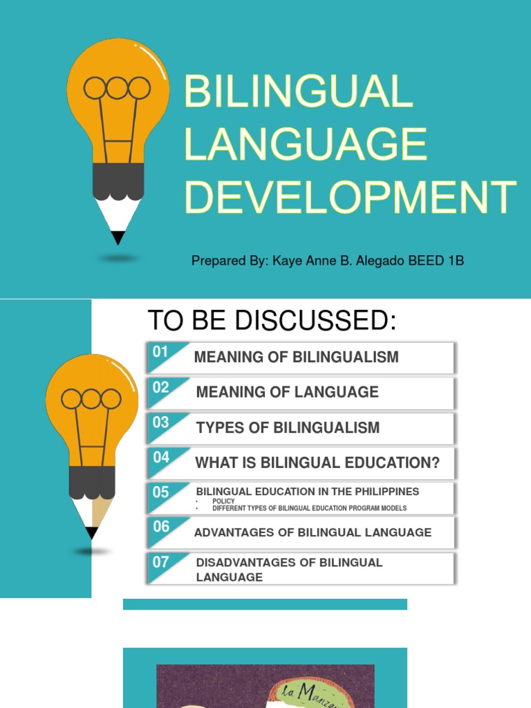 4.2 Bilingual Language Development | PDF | Multilingualism | Applied ...