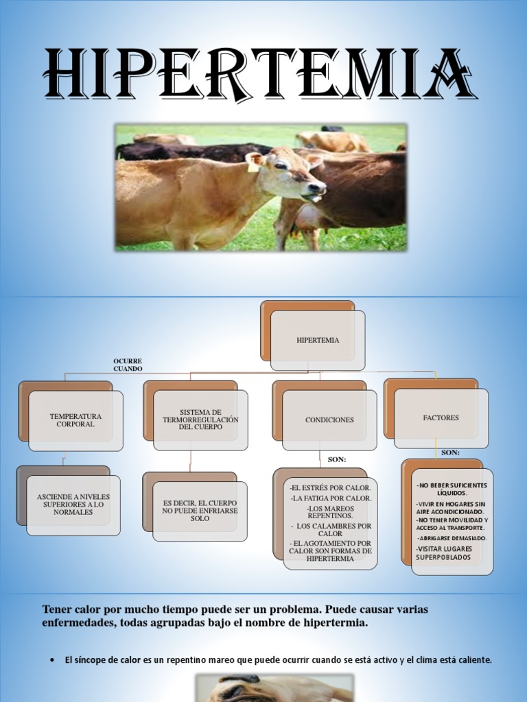 HIPERTEMIA | PDF | Termorregulación | Fiebre