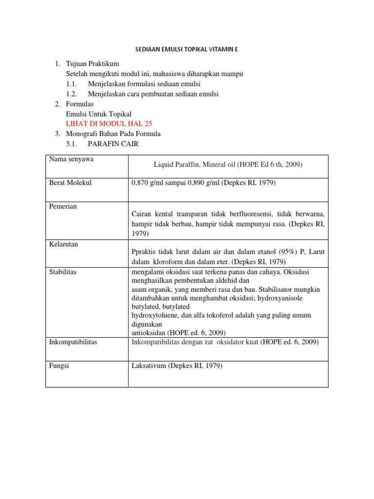 Emulsi Topikal | PDF