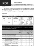 Gender Discrimination Likert Scale Questionnaires | PDF