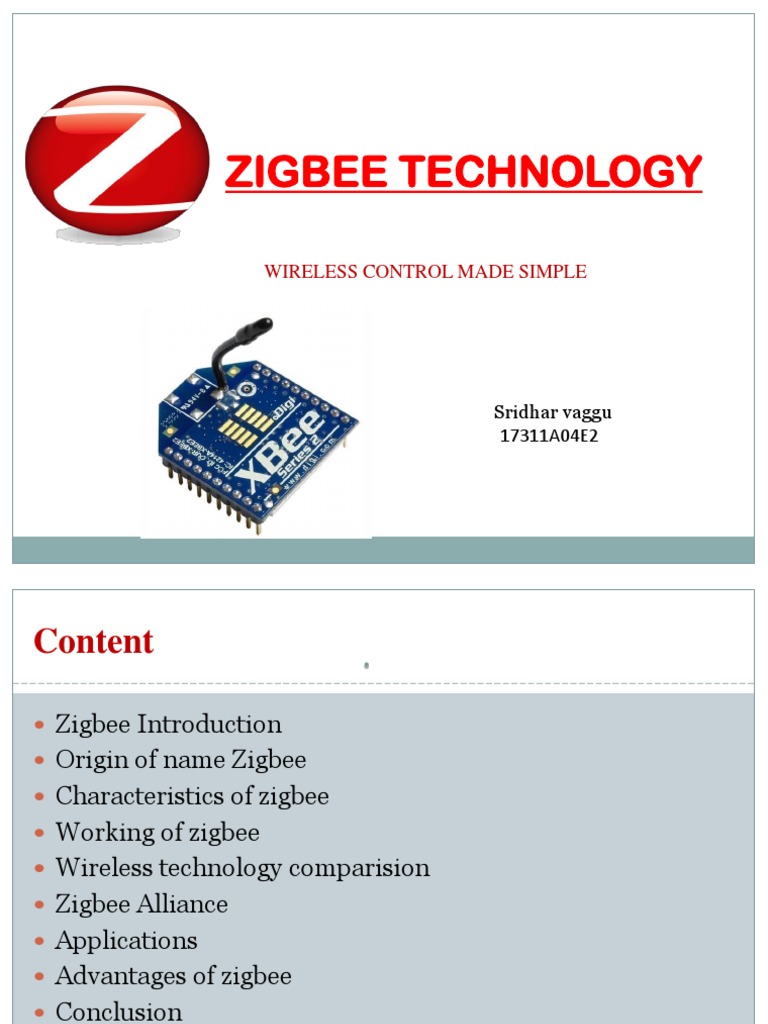 Zigbee Technology: Wireless Control Made Simple | PDF | Computer ...