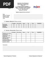 Teacher Profile Template | PDF