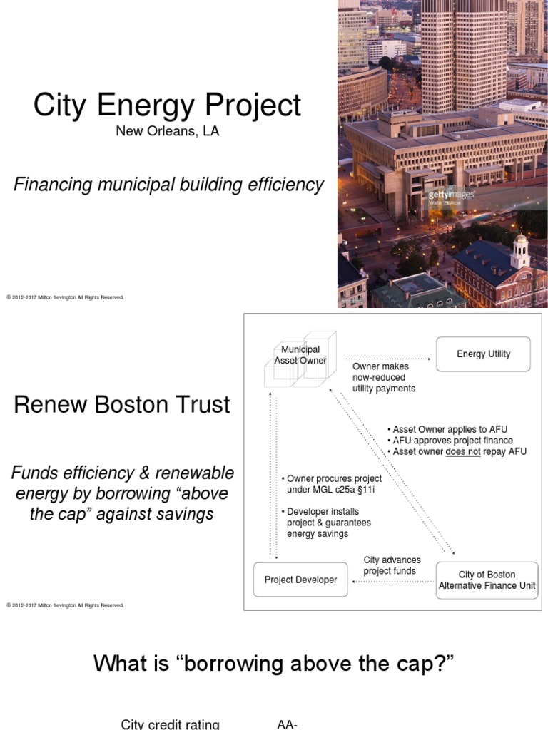 CIty Energy Project Financing Muni BLDG Efficiency | PDF | Project ...