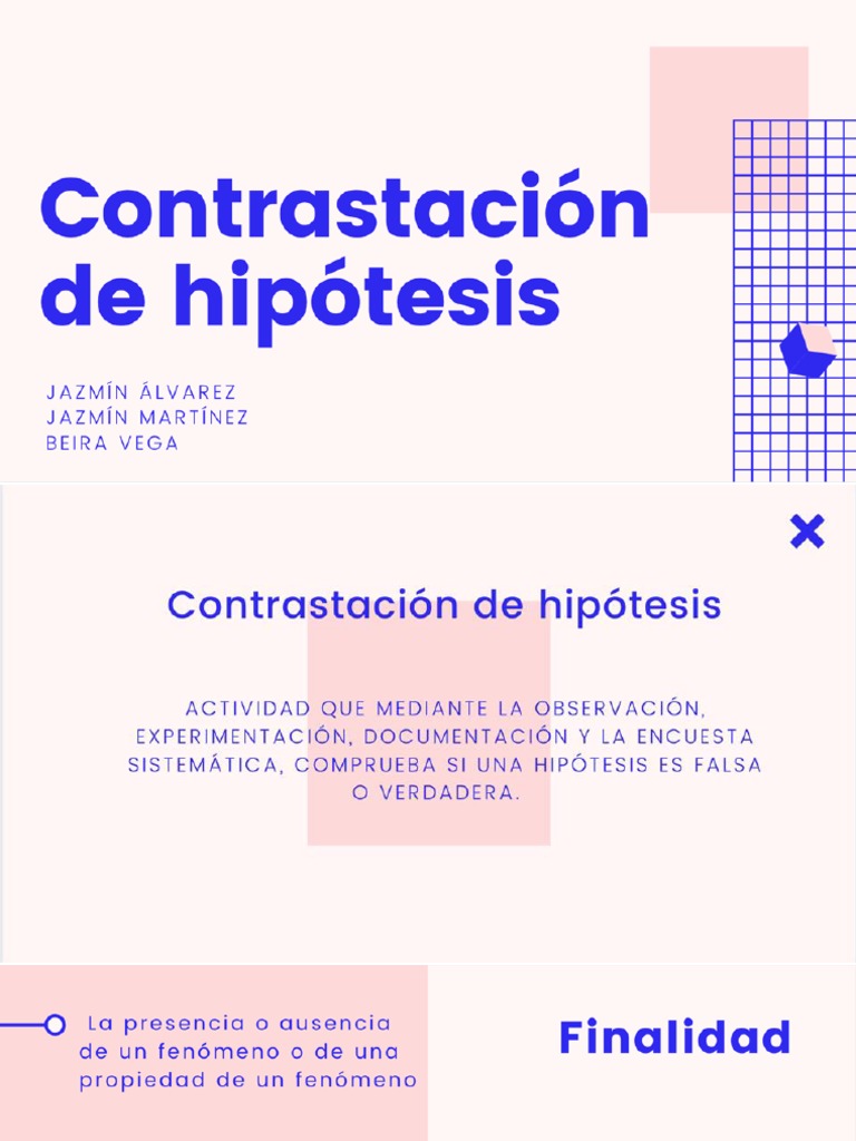 Contrastación de Hipótesis en Investigación | PDF