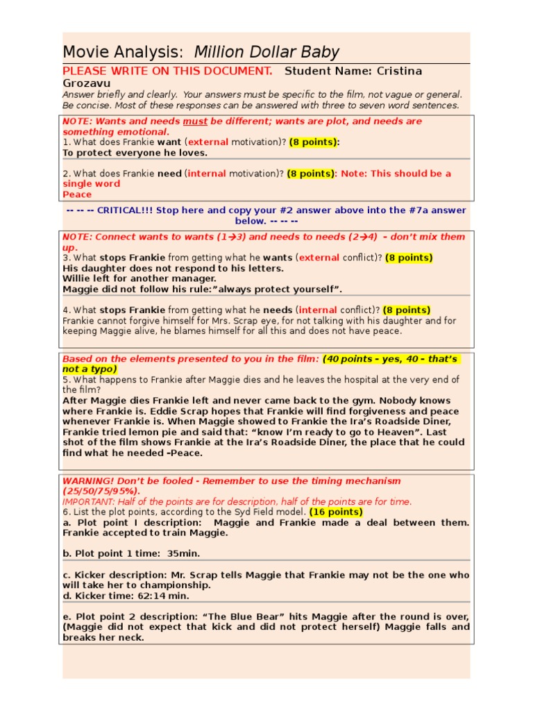 Film Analysis for Students | PDF
