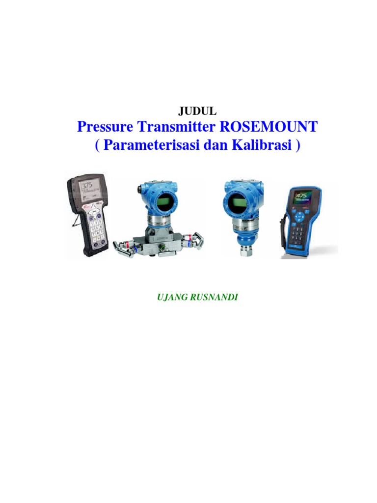 Kalibrasi Transmitter Rosemount | PDF