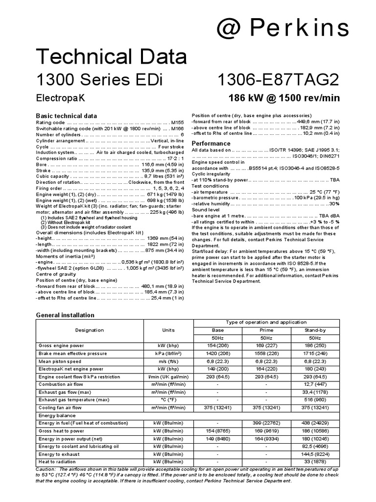 Technical Data: @perkins | PDF | Coolant | Rotating Machines