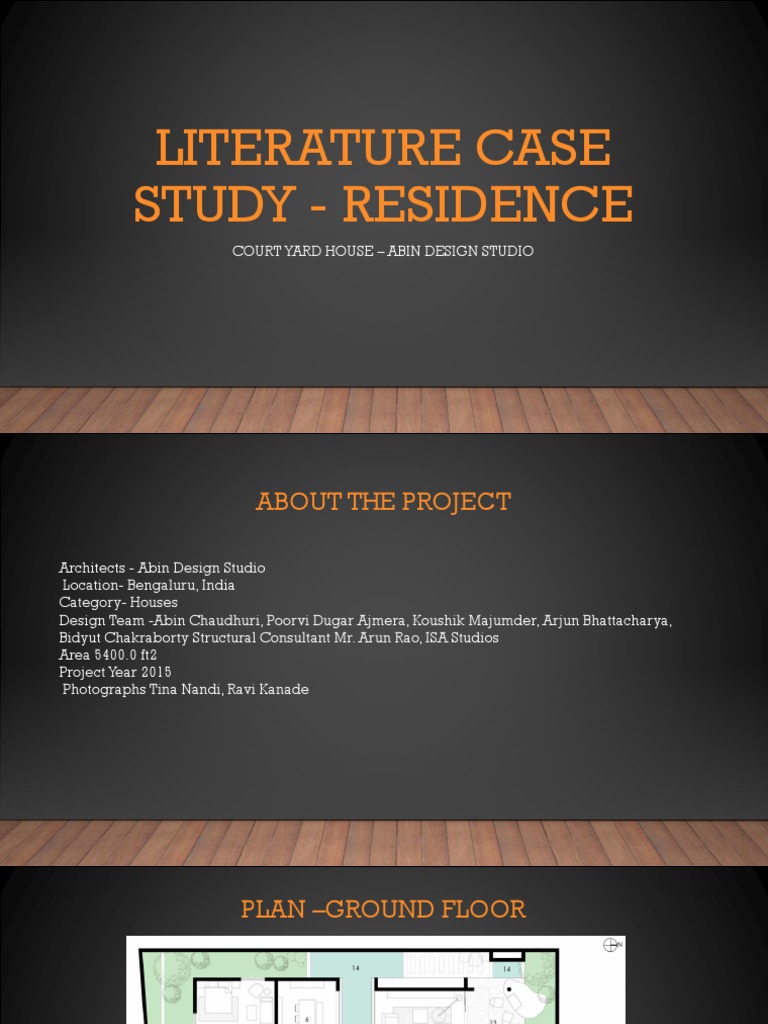 Literature Case Study - Residence | PDF