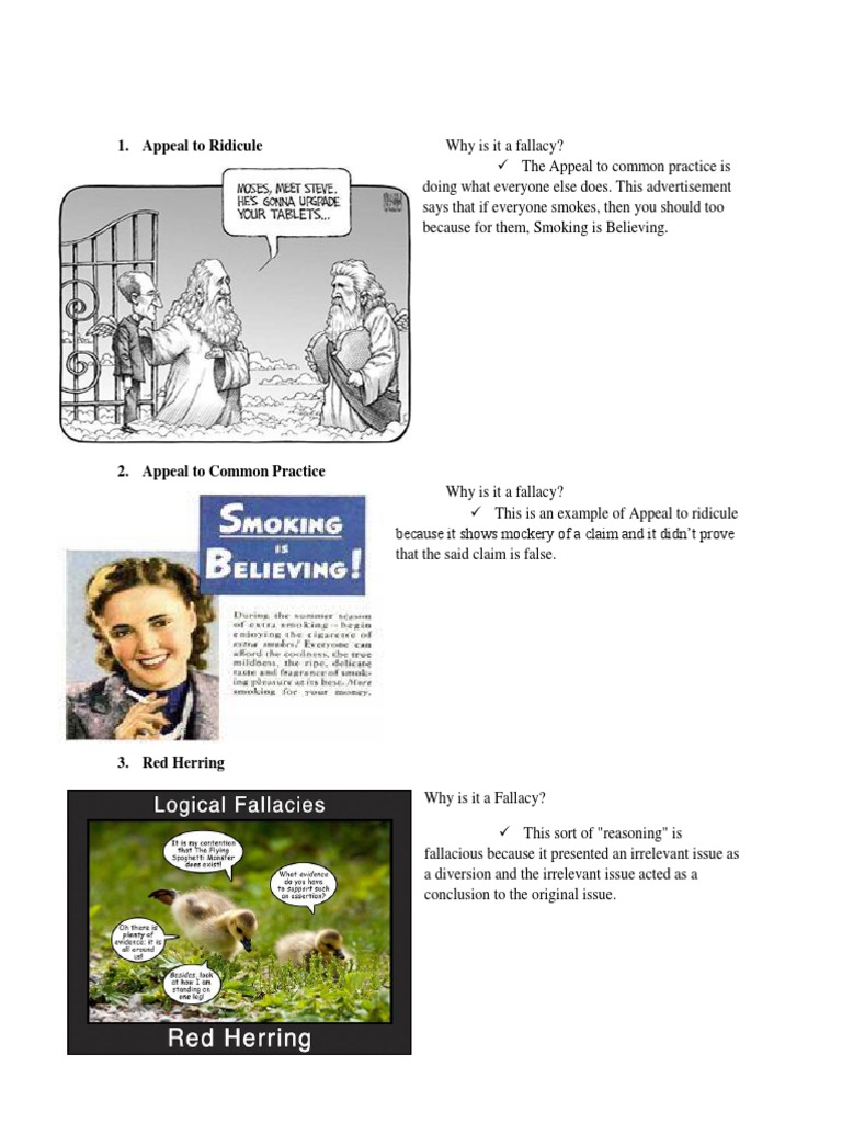 Appeal To Ridicule | PDF | Fallacy | Argument