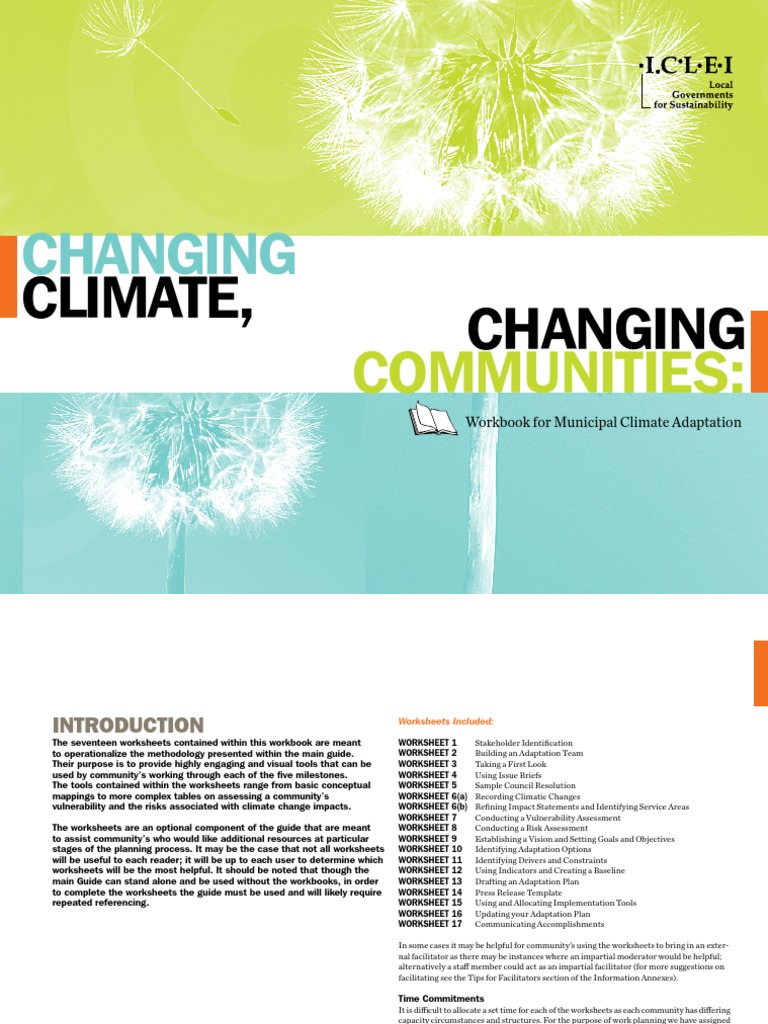 Changing Climate - Changing Communities - Workbook | PDF | Community ...