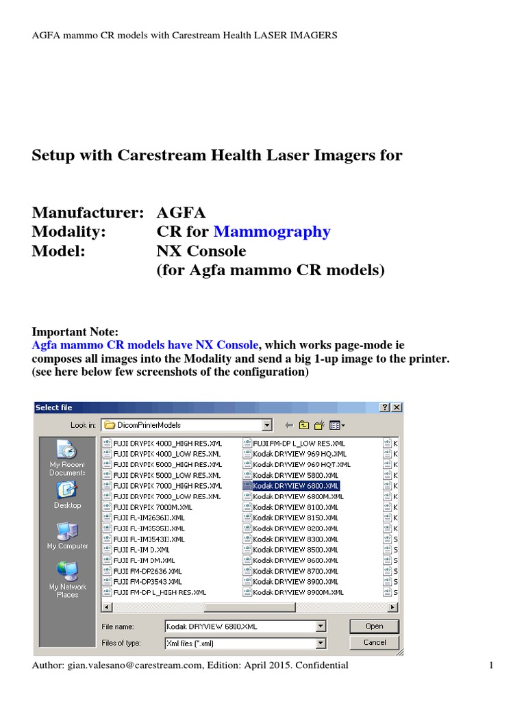 Agfa Mammo CR Models | PDF | Media Technology | Computing