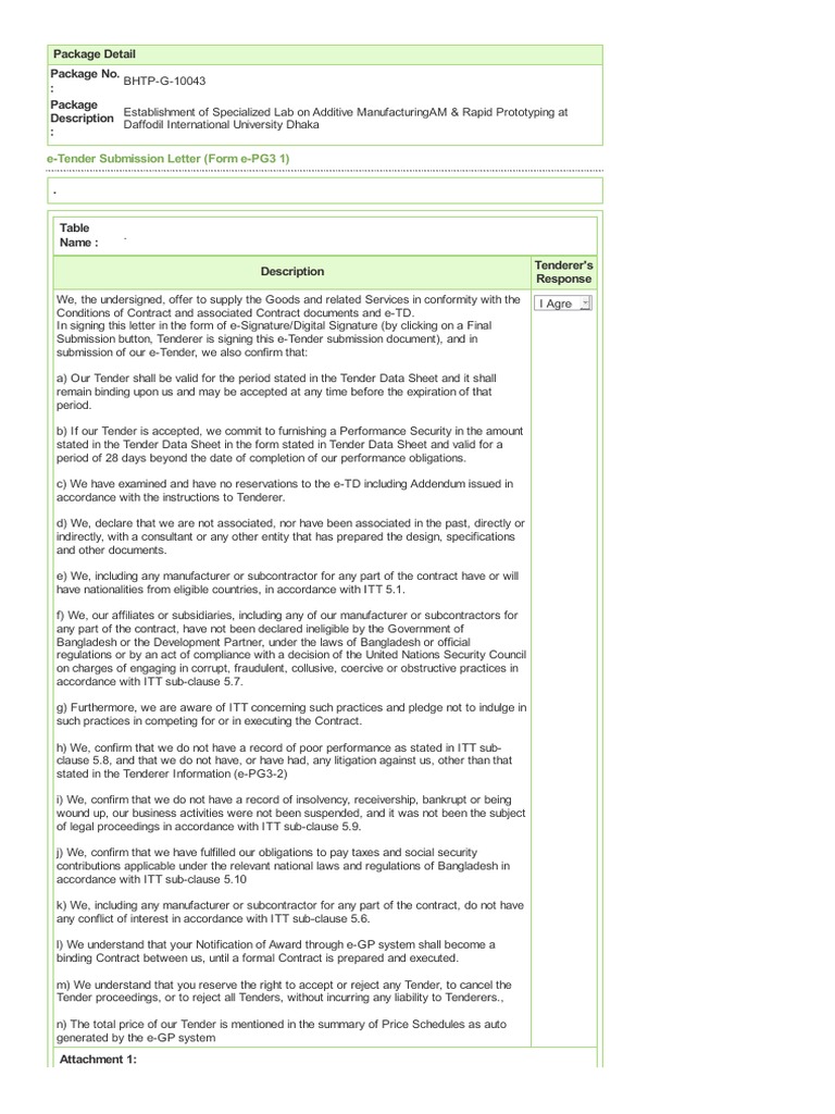 Section5 - Tender and Contract Forms | PDF | Specification (Technical Standard) | Computing And ...