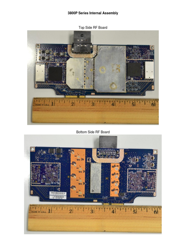 Top Side RF Board: 3800P Series Internal Assembly | PDF | Computers