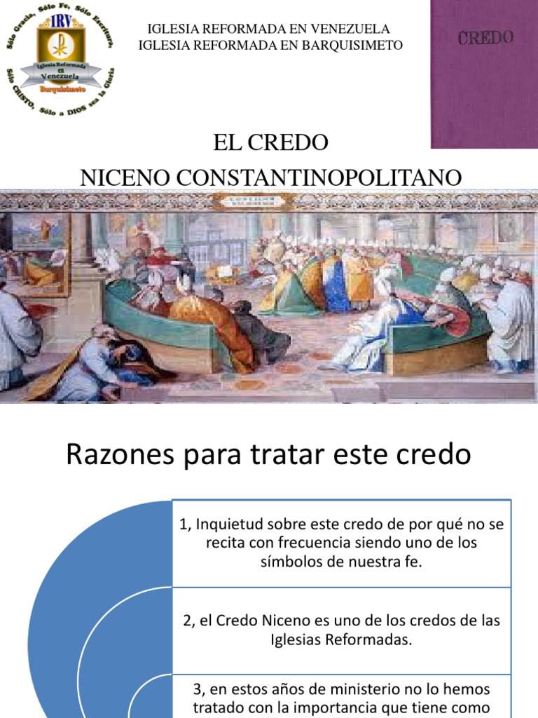El Credo Niceno. Introducción | PDF | espíritu Santo | Cristo (título)