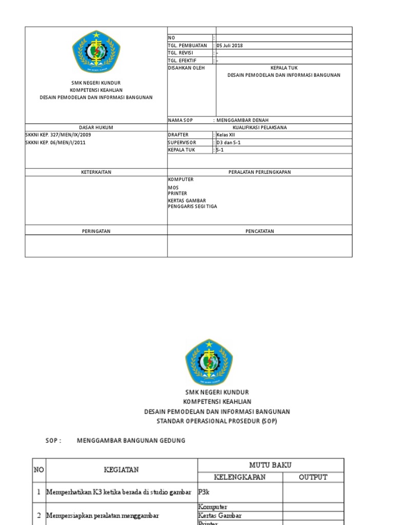 SOP | PDF | Komputer