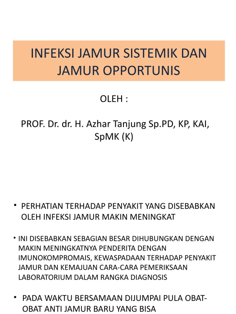 Infeksi Jamur Sistemik Dan Jamur Opportunis | PDF