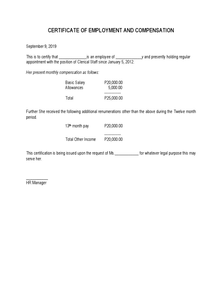 COE With Compensation | PDF | Career & Growth | Business