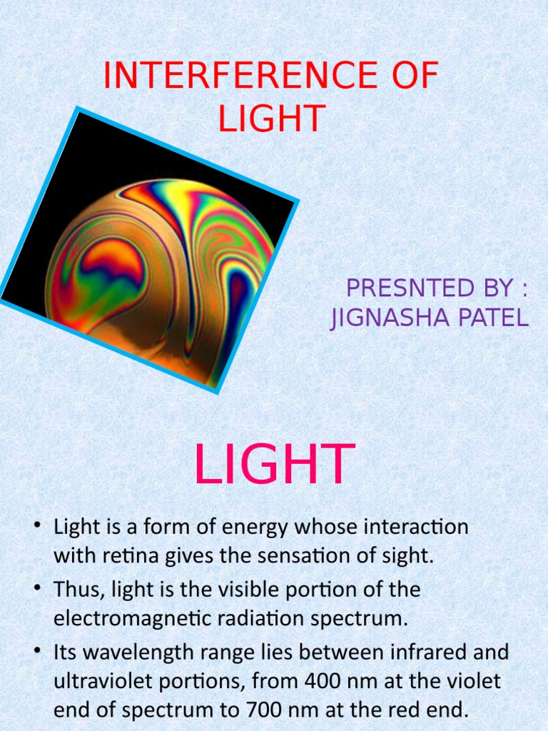 Interference of Light: Presnted By: Jignasha Patel | Download Free PDF ...