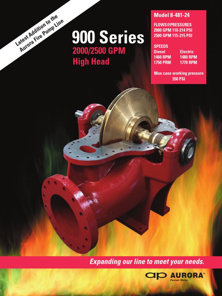 Aurora Fire Pump | PDF | Horsepower | Engines