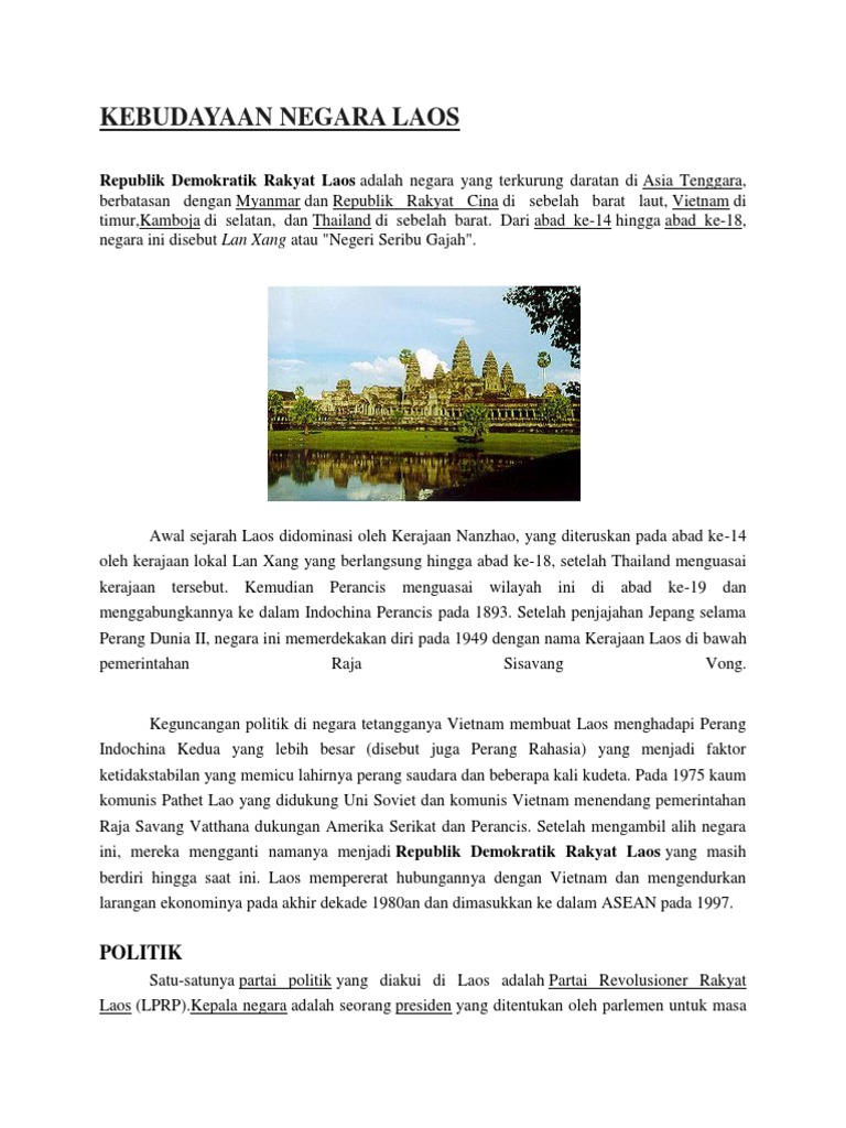 Laos | PDF