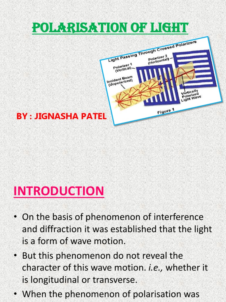 Understanding Light Polarization | PDF | Polarization (Waves) | Waves