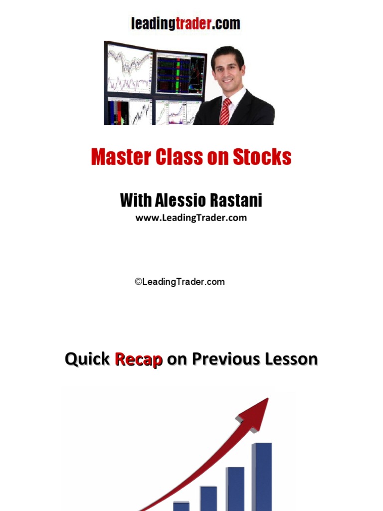 Master Class On Stock Trading | PDF | Stocks | Market Trend
