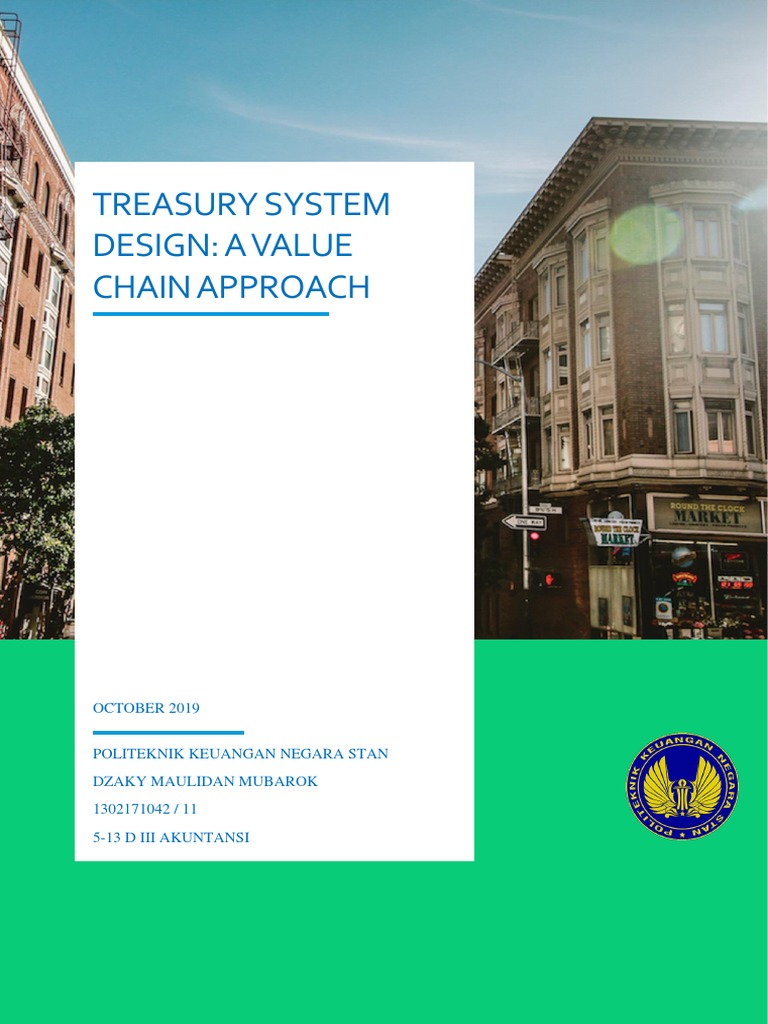 Treasury System Design: A Value Chain Approach | PDF