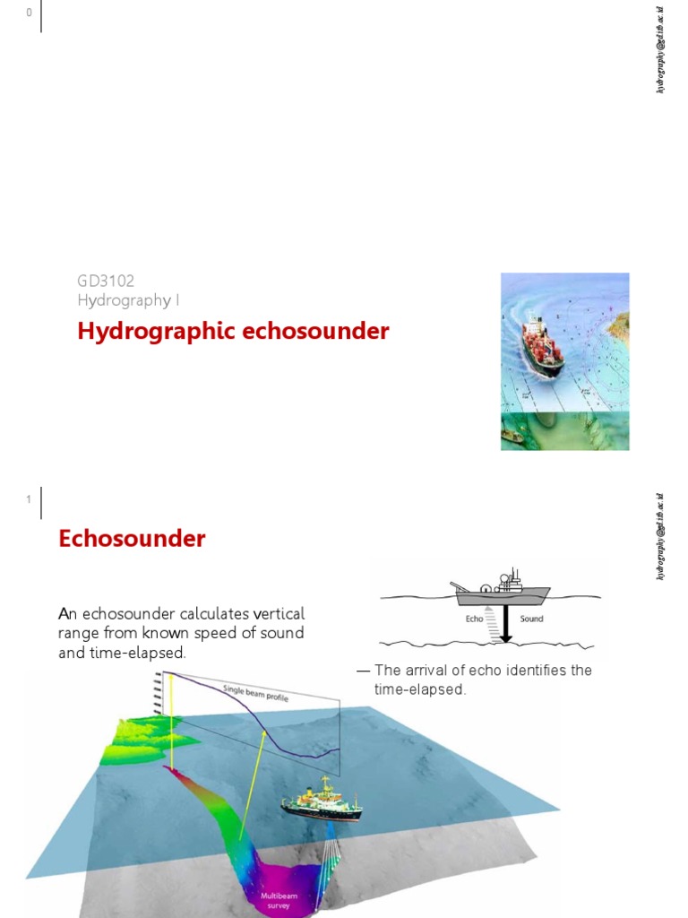 GD3102 Hydrography I 12 Echosounder | PDF | Signal To Noise Ratio ...