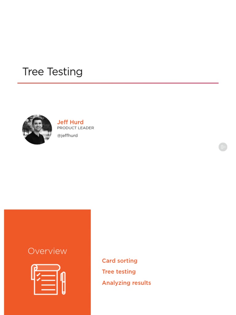 Tree Testing Slides | PDF