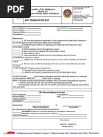 Locator Slip For Deped | PDF