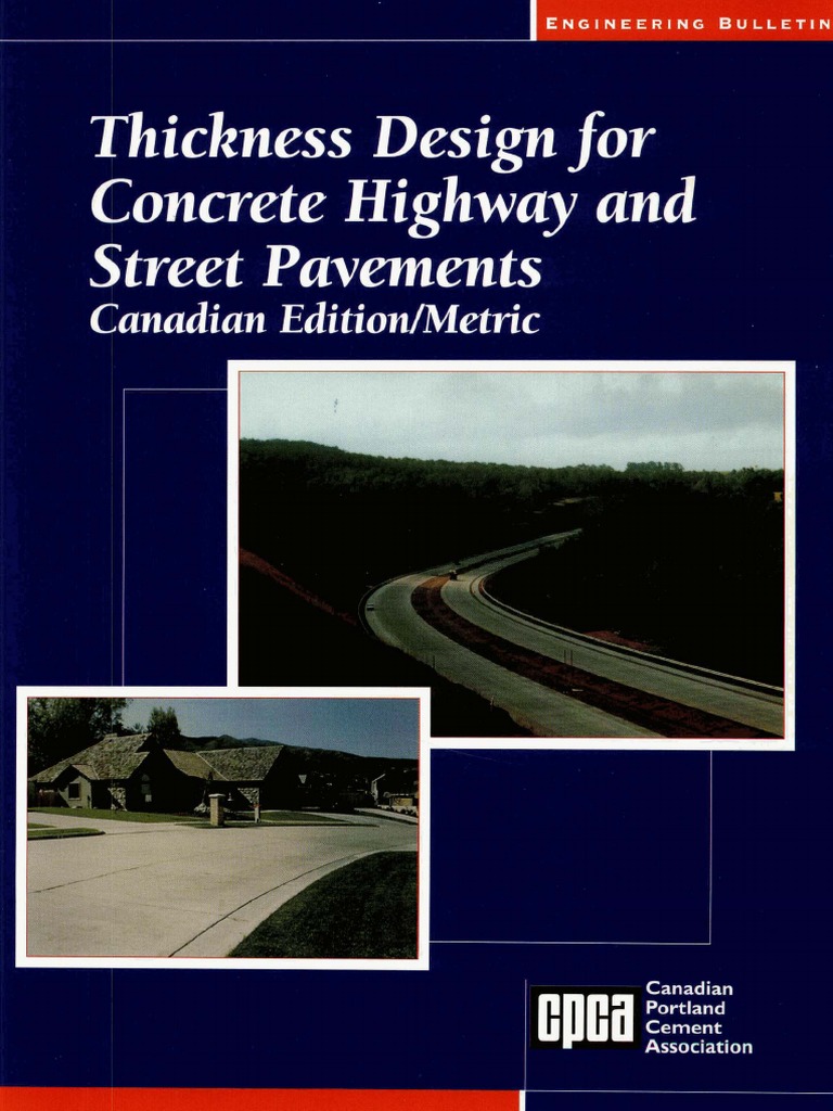 Thickness Design For Concrete Highways and Street Pavements | PDF ...