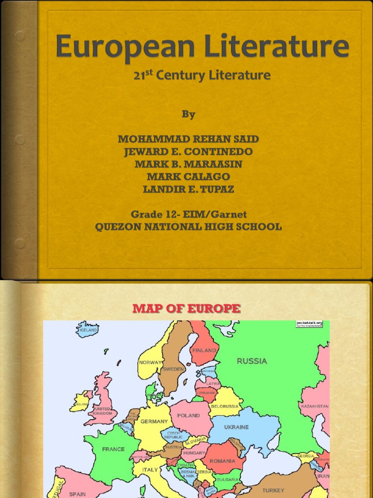 European Literature | PDF | Austrian Literature | Danish Literature