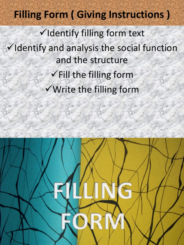 Instructions for Filling Forms | PDF | Money | Banks
