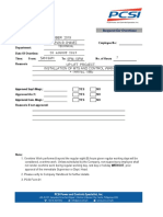 OT Requisition Format | PDF