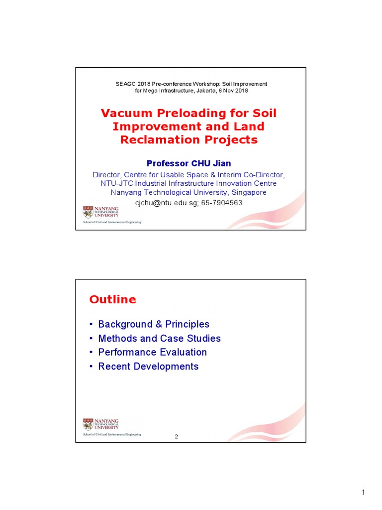Vacuum Preloading For Soil Improvement and Land Reclamation Projects ...