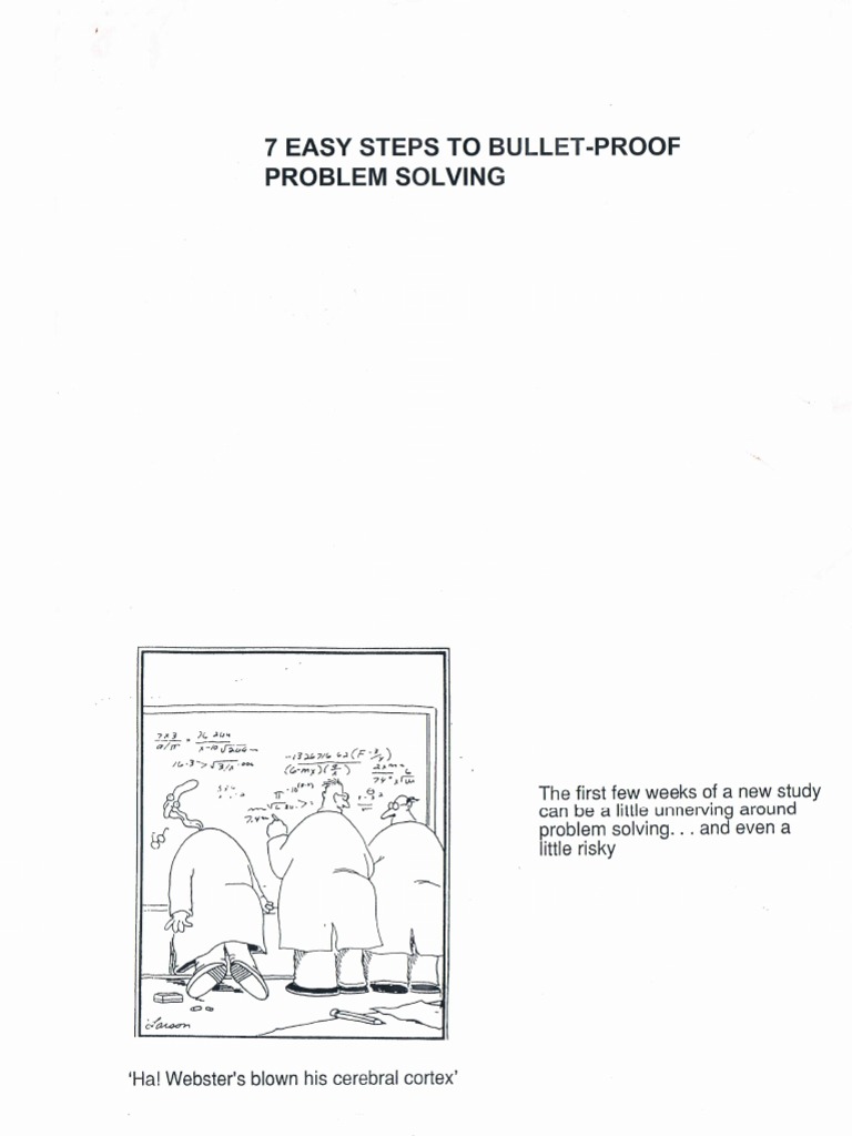 1 McKinsey 7 Easy Steps To Bullet Proof Problem Solving PDF | PDF