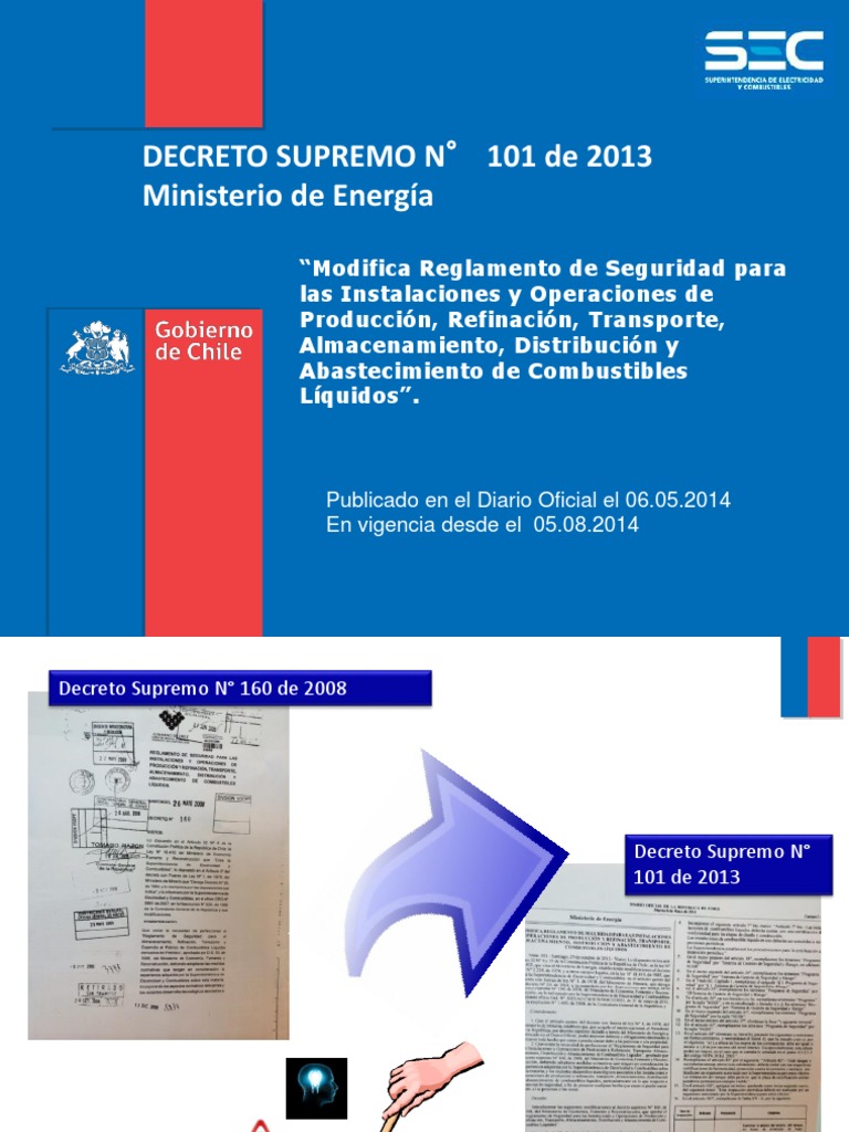 1 Modificaciones y Vigencia Del DS 101 | PDF | Tanques | Camión