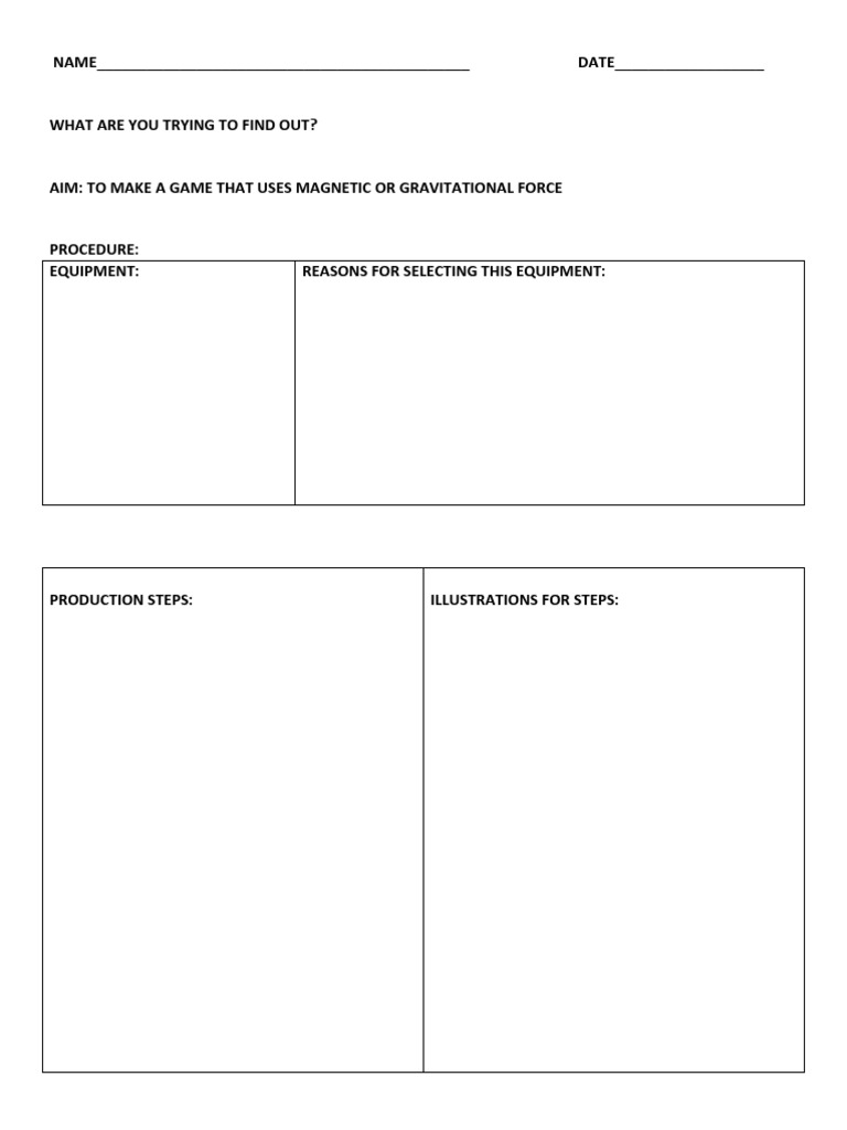 Magnetic and Gravitational Game Design | PDF