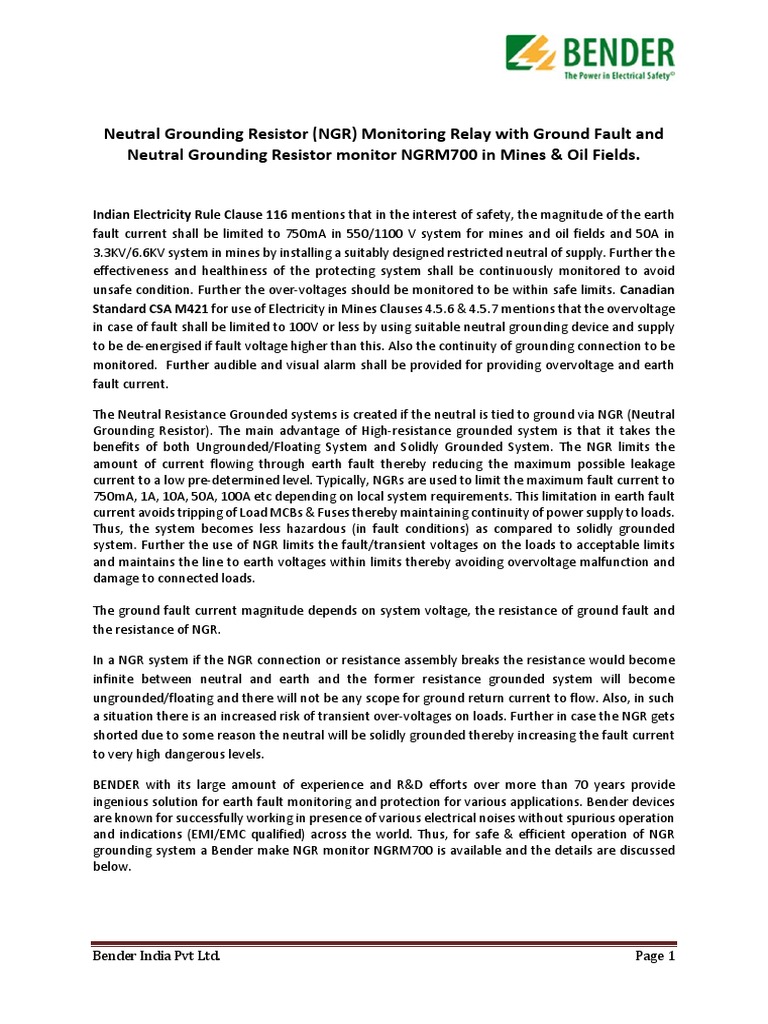 NGRM700 Technical Writeup | PDF | Electrical Resistance And Conductance | Electronic Engineering