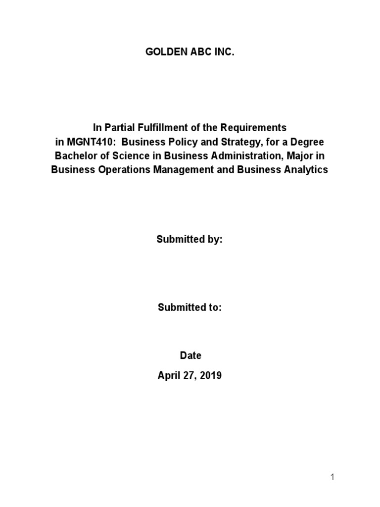 Golden ABC Inc. | Download Free PDF | Association Of Southeast Asian ...